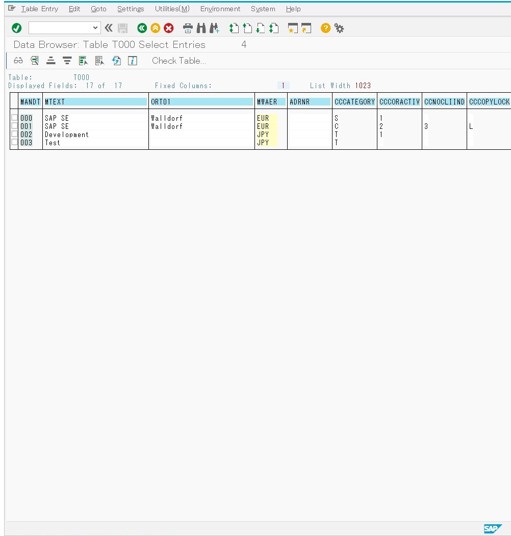 【SAP】クライアントの設定を一覧表示する方法【BASIS】 | テクノロジブン